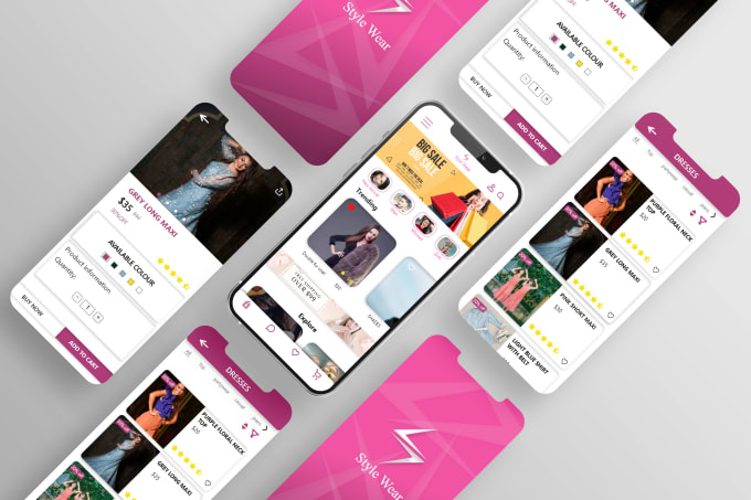 Create unique ui ux design by Rabailmoeen | Fiverr