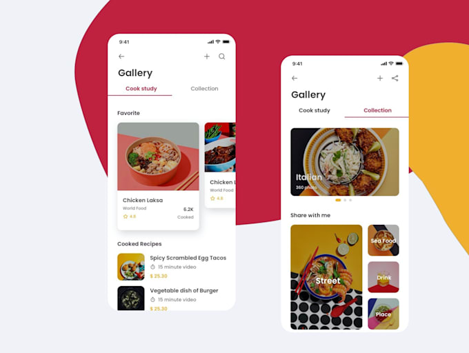 Design high quality and modern mobile app ui design in adobe xd or ...