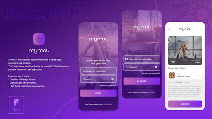Design mobile app or web with clean and professional interface by ...