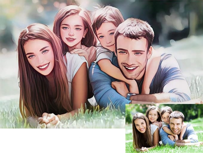 Design your portrait in a unique comic style by Ver111 | Fiverr