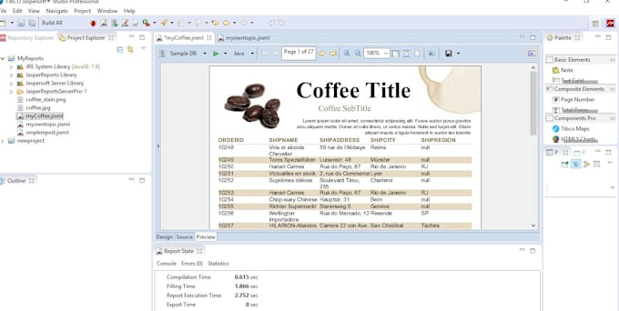 Design and integrate jasper reports by Ziailyas | Fiverr