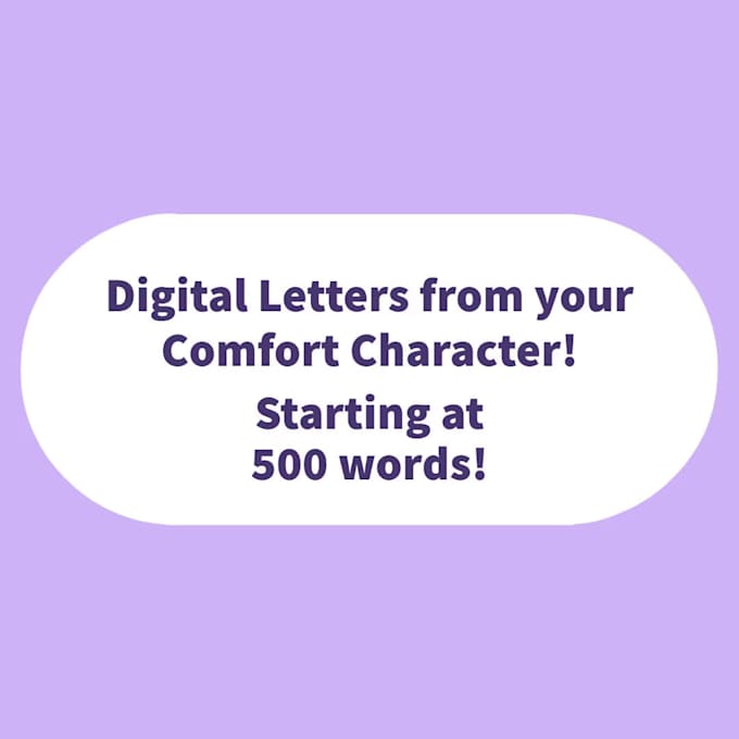 Write personalized digital letters from any comfort character by ...