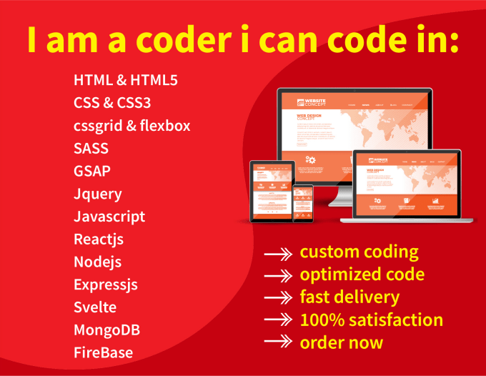Custom Website Html Css Javascript Reactjs Solidjs Svelte By Prodeveloper32 Fiverr