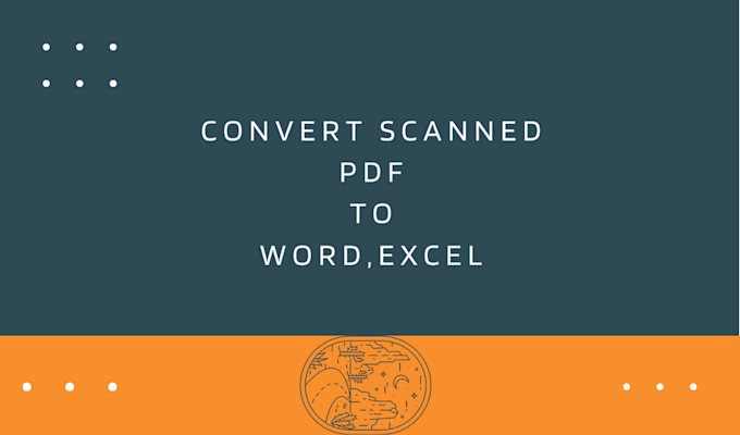 Retype or convert scanned pdf to word, excel by Mariamhamza12 | Fiverr Retype or convert scanned pdf to word, excel by Mariamhamza12 | Fiverr