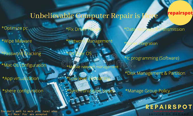 Fix your computer software errors remotely by Repairspot | Fiverr