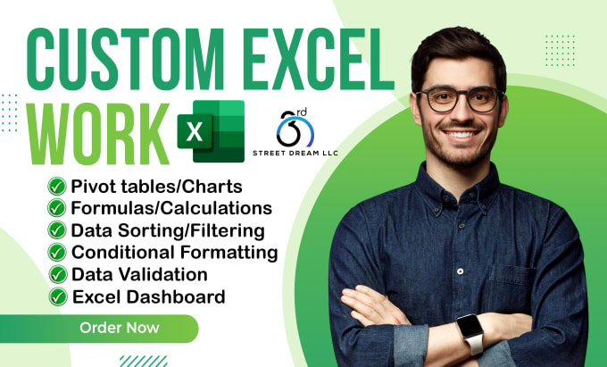 Create excel formulas, pivot tables, vlookup and dashboards by Jorgealves92 | Fiverr