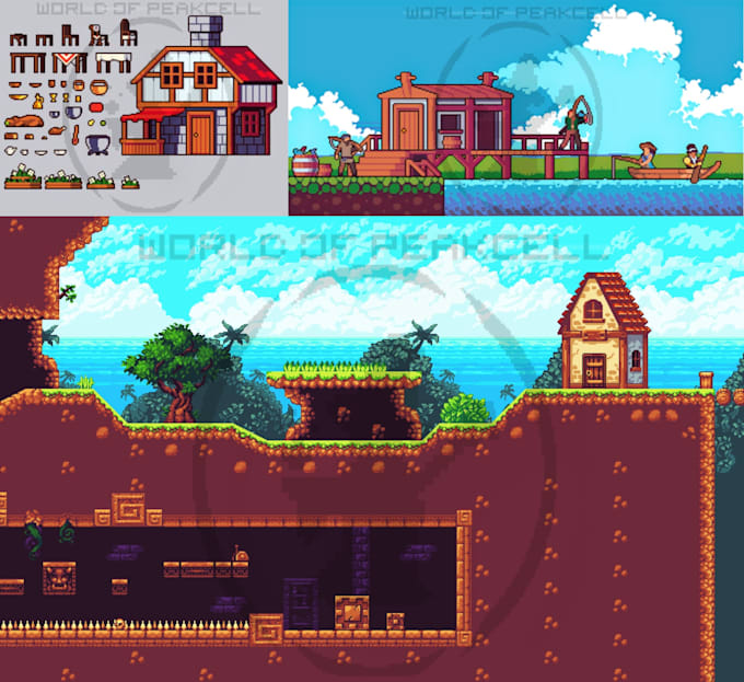 Create 8 bit or 16 bit sprites for games or pixel art by ...