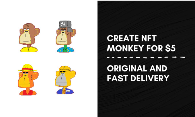Make an nft monkey by Lawyernft | Fiverr