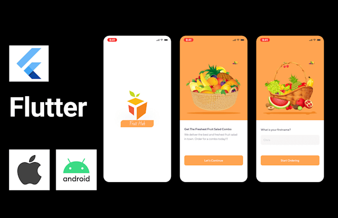 Android, ios and web apps using flutter by Akbarcp | Fiverr