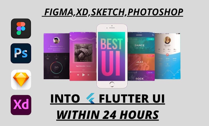 Convert xd, figma, sketch, psd to responsive flutter frontend ...