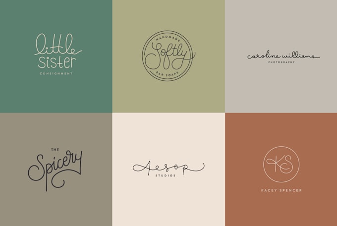 Handwrite your custom lettered wordmark or logo by Littlelayouts | Fiverr