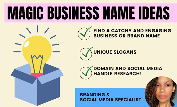 Create magic business name ideas by Earthangelmagic | Fiverr