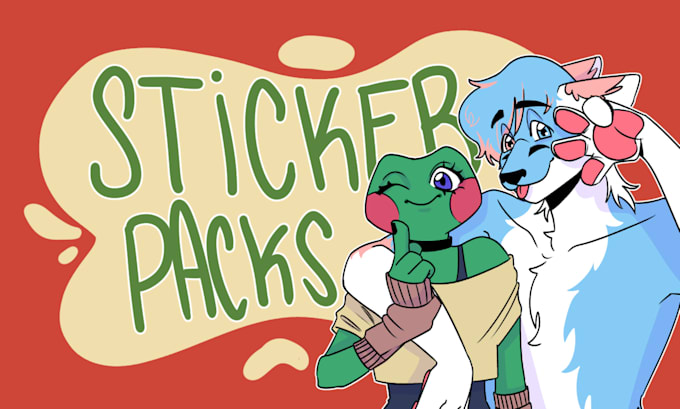 Draw furry sticker pack by Frannyserio | Fiverr