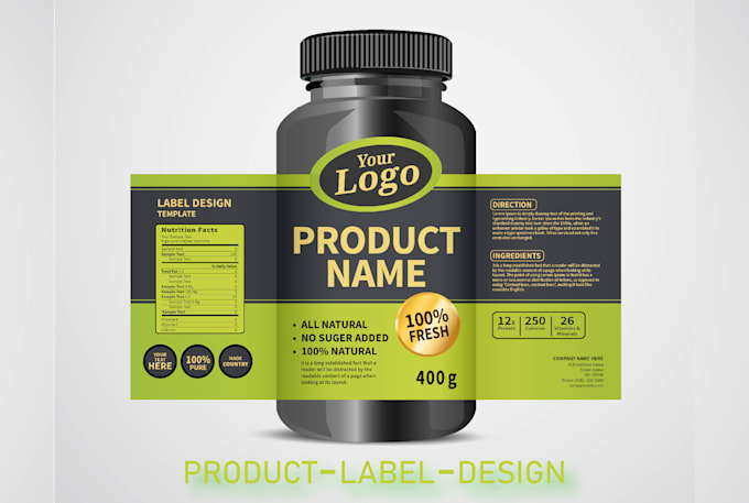 Design fantastic product label and packaging with 3d mockup by Somi ...