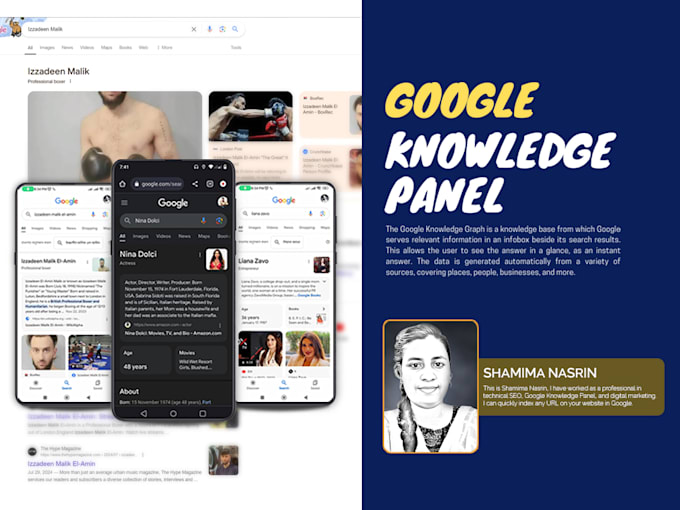 Create a google knowledge panel or graph for any person by Seoguidepro ...