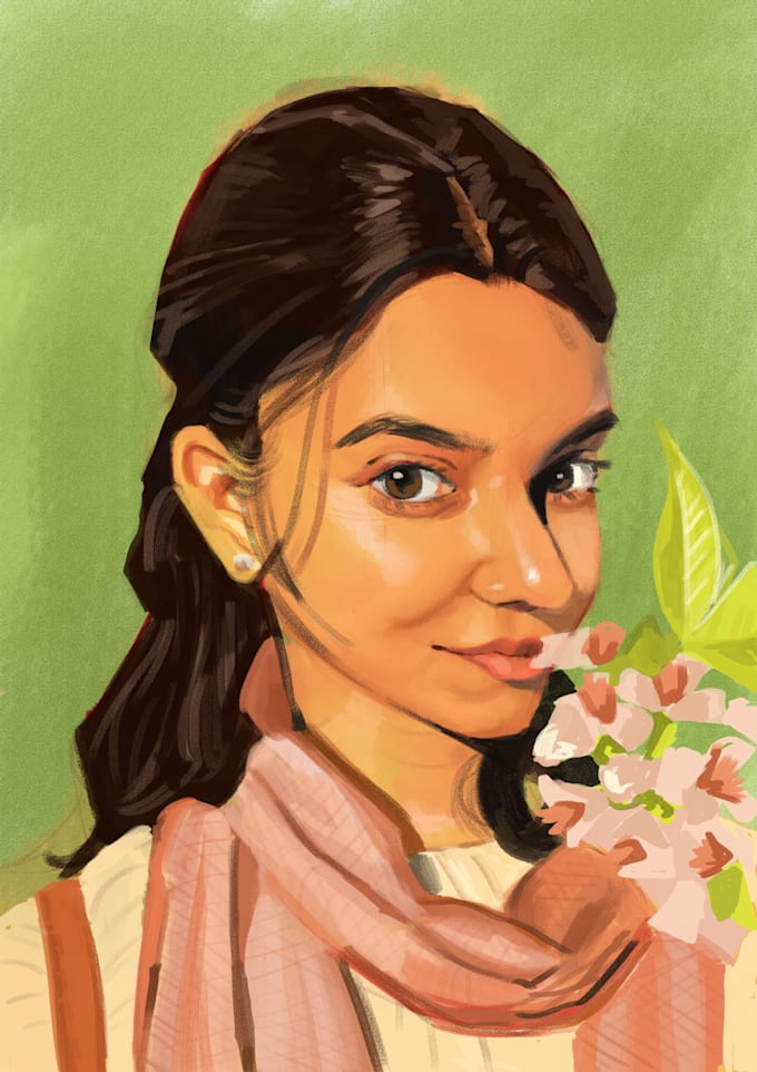 Draw a custom portrait for you by Aaryakay | Fiverr