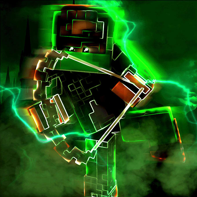 Create minecraft logo with render or text by Xboythenoob | Fiverr