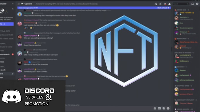 Chat 3k msgs in ur discord nft server by Flareprojects | Fiverr