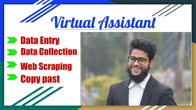 Be your virtual assistant for data entry, web research,excel by ...