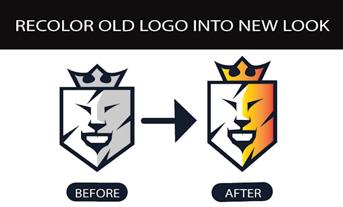 Do redesign, recolor, edit, fix and update, your logo by Hirafatima9 ...