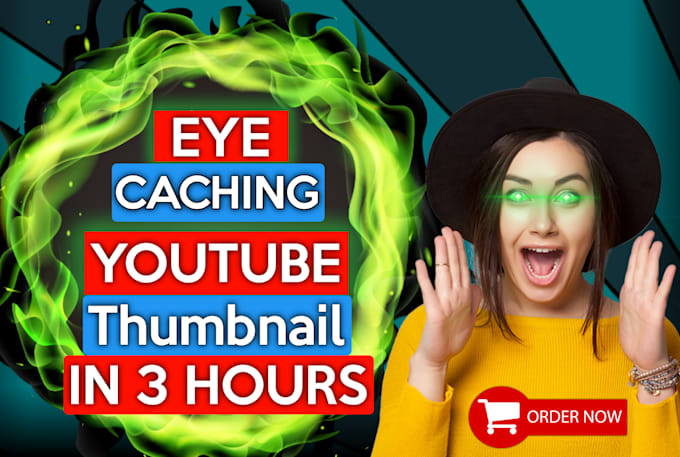 Create any eye caching youtube thumbnail for you in 3 hours by ...