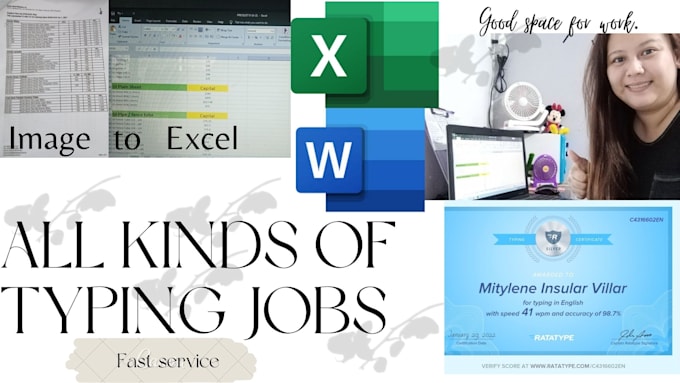 Do copy paste, typing jobs by Mitz019 | Fiverr