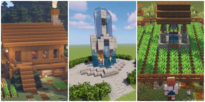 Create simple builds for your minecraft worlds by Inraffafvrr | Fiverr