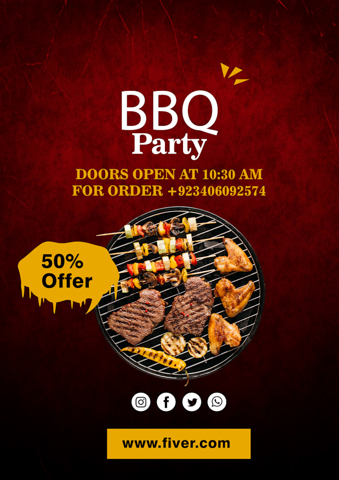 Design a wonderful posters for yours events by Tayyabriaz786 | Fiverr