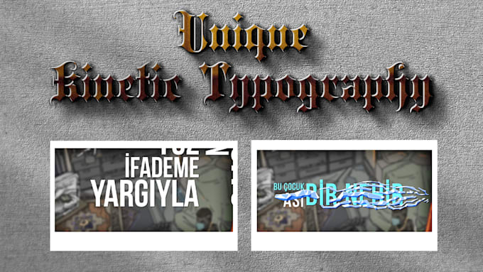 Do kinetic typography for your music by Hamzaenes0 | Fiverr