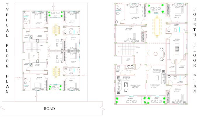 Design your architectural floor plan in autocad by Prudhviksanju | Fiverr