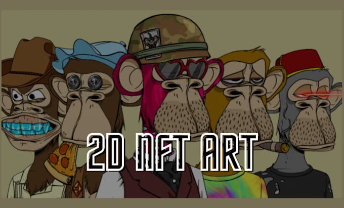 Design 2d nft art, nft art collection, 3d nft art, nft artwork for ...