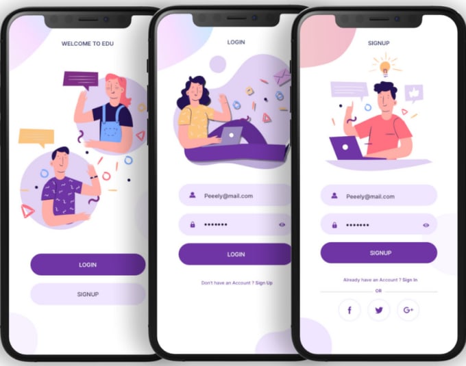 Develop A Flutter App For Both Ios And Android Mobile By Khanzafar99