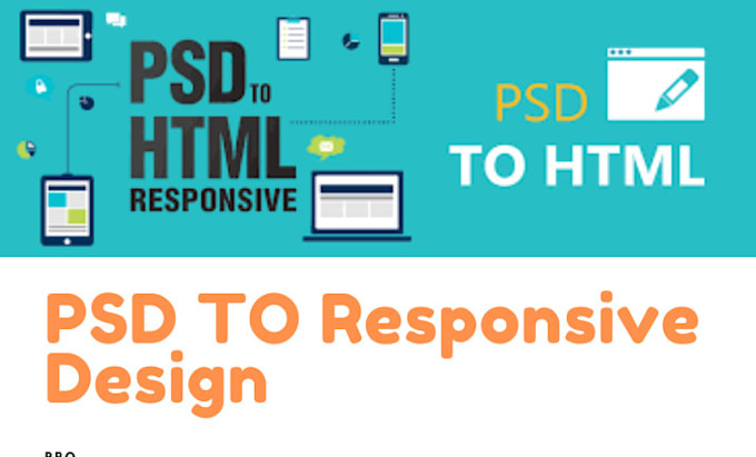 Convert psd to html responsive bootstrap by Web_pycoder | Fiverr