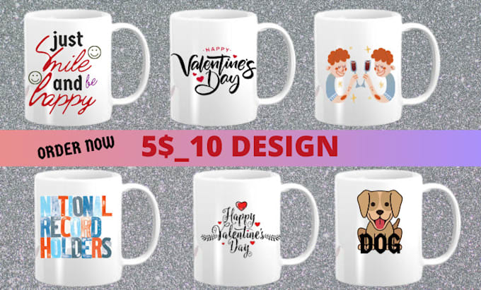 Create a custom unique coffee mug design by Ufatima580 | Fiverr