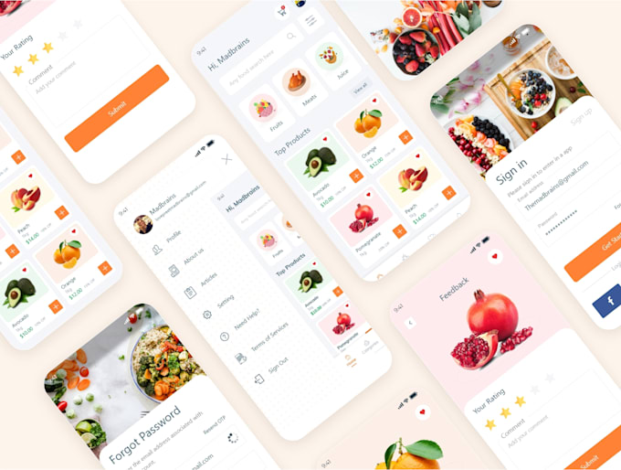 Design a mobile app or dashboard with stunning ui and ux in figma by ...