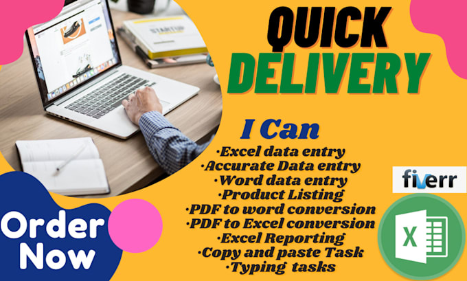 Can excel data entry, word data entry, pdf to word, excel by ...