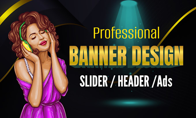 Design your website banner, slider, header, or website slider by ...