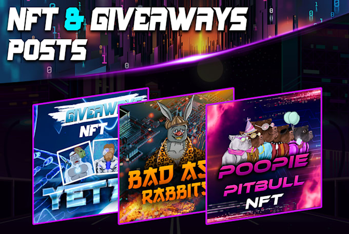 Design nft posts, images for twitter, instagram, facebook, by ...