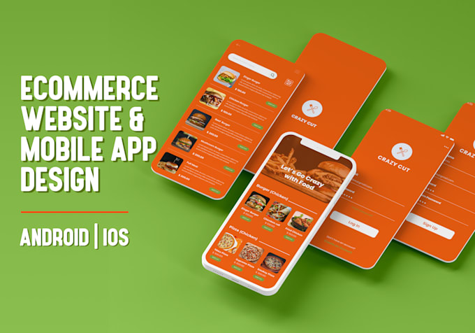 Do ui ux design for ecommerce mobile app or ecommerce website by Nats ...