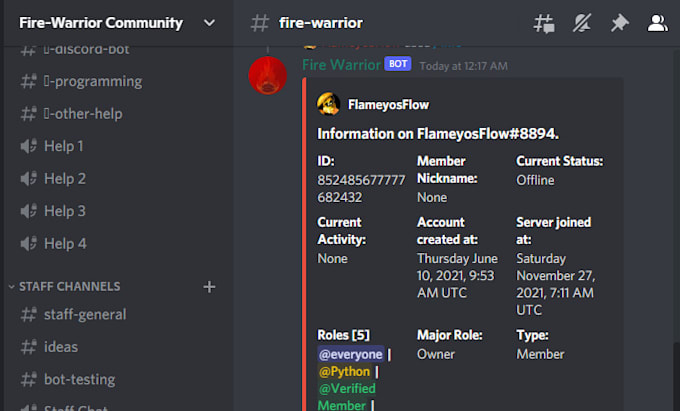Make you any bot in your wish using python by Ffireflow | Fiverr