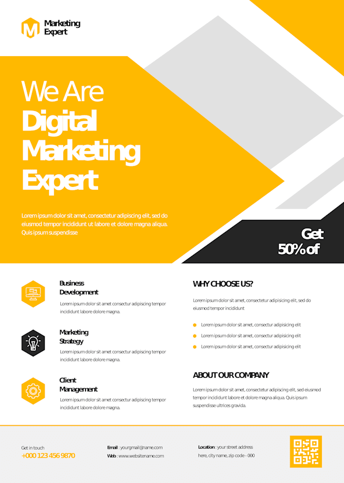 Creating logo and flyers by Khalilzaiem | Fiverr