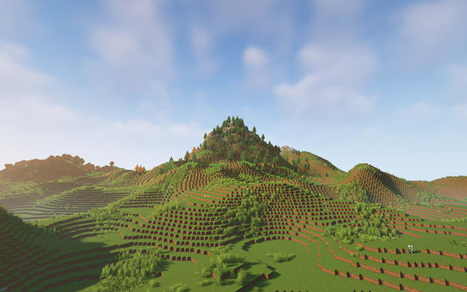 Make a custom minecraft landscape for you by Thezinkbot | Fiverr