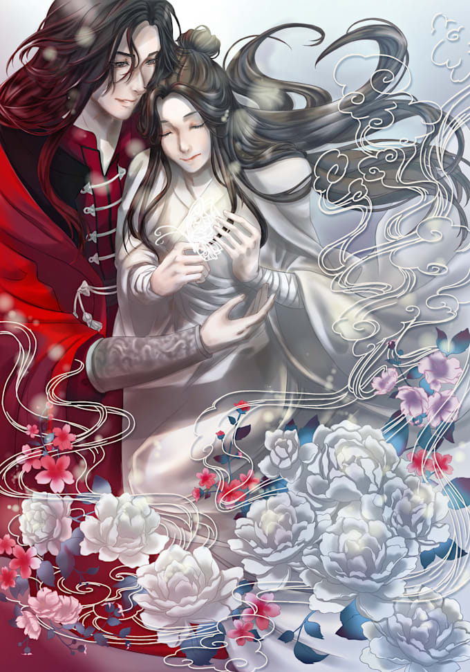 Draw bl, yuri straight couples nsfw in my own art style by Hmburgerg | Fiverr