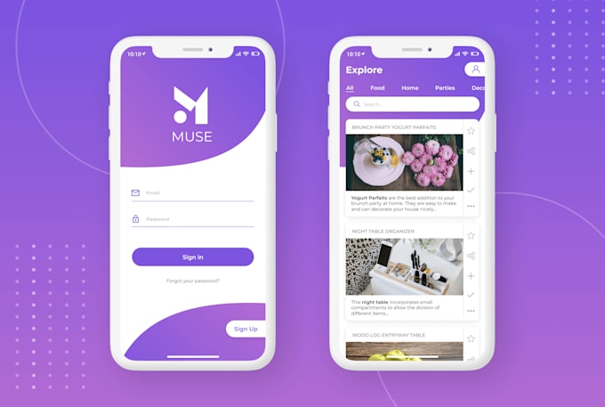 Create mobile app ui ux design by Narmeen_tahir | Fiverr