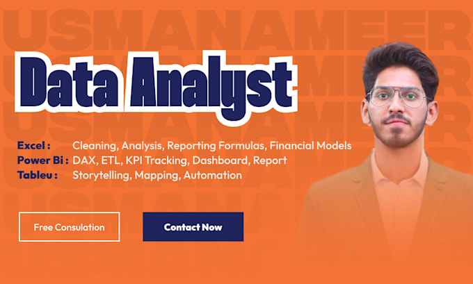 Be your data analyst do analysis in excel and visualization in powerbi ...