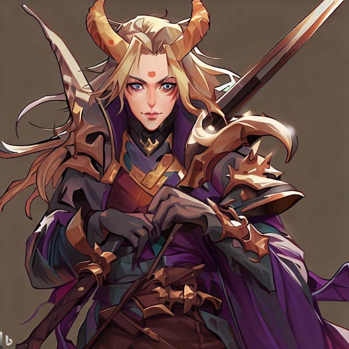 Create dnd characters or dd oc character by Funishingsart | Fiverr