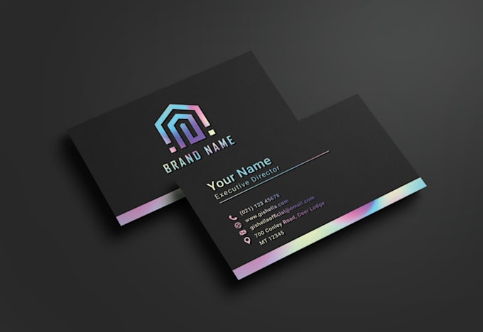 Create your personal and unique business card with a unique logo by ...