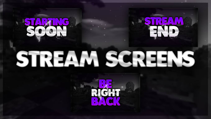 Create custom stream screens by Yt_scalli007 | Fiverr