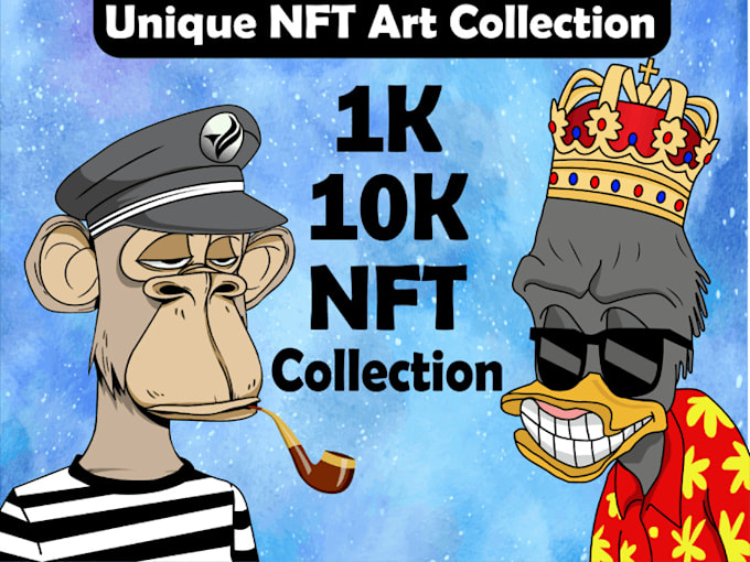 Create unique 10k nft art collection by Davidvolk922 | Fiverr