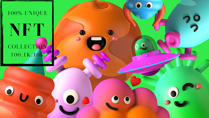 Design unique nft art collection by Maxpakstudios | Fiverr